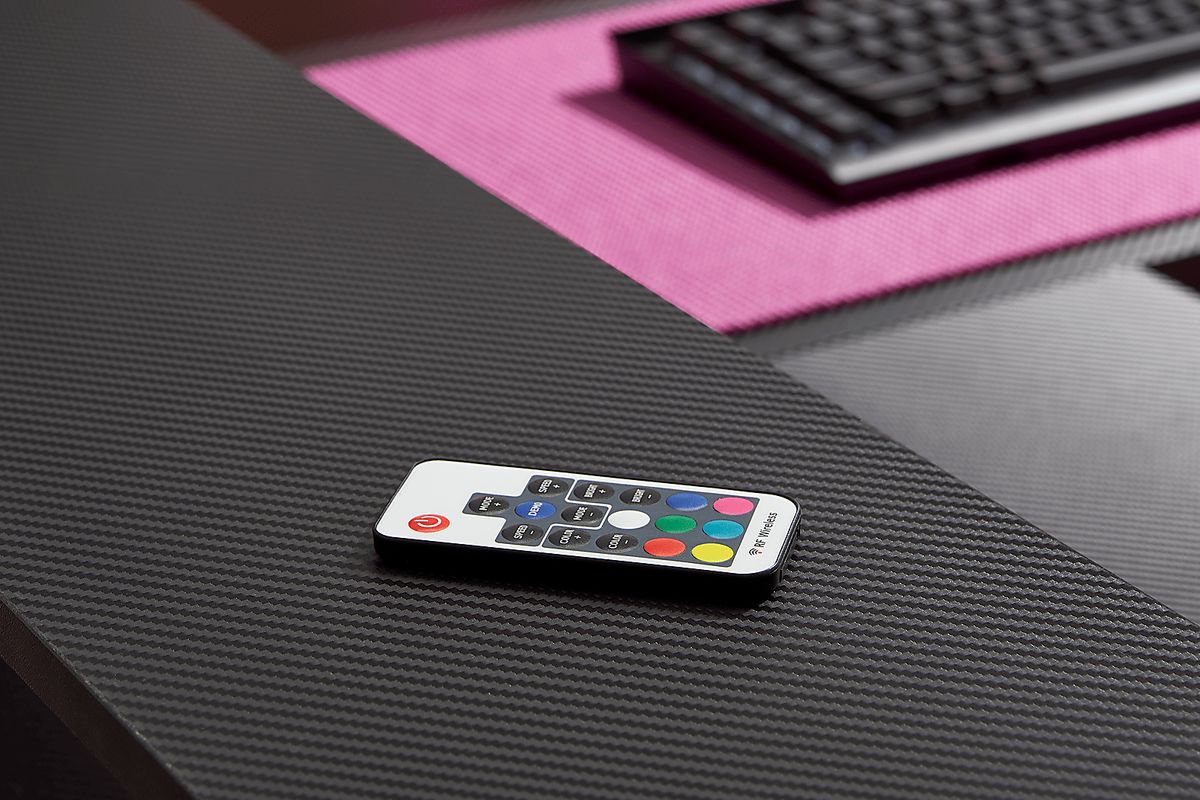 Carbon Optix Black,Carbon Black,Colors L-Shaped Computer Desk | Rooms to Go