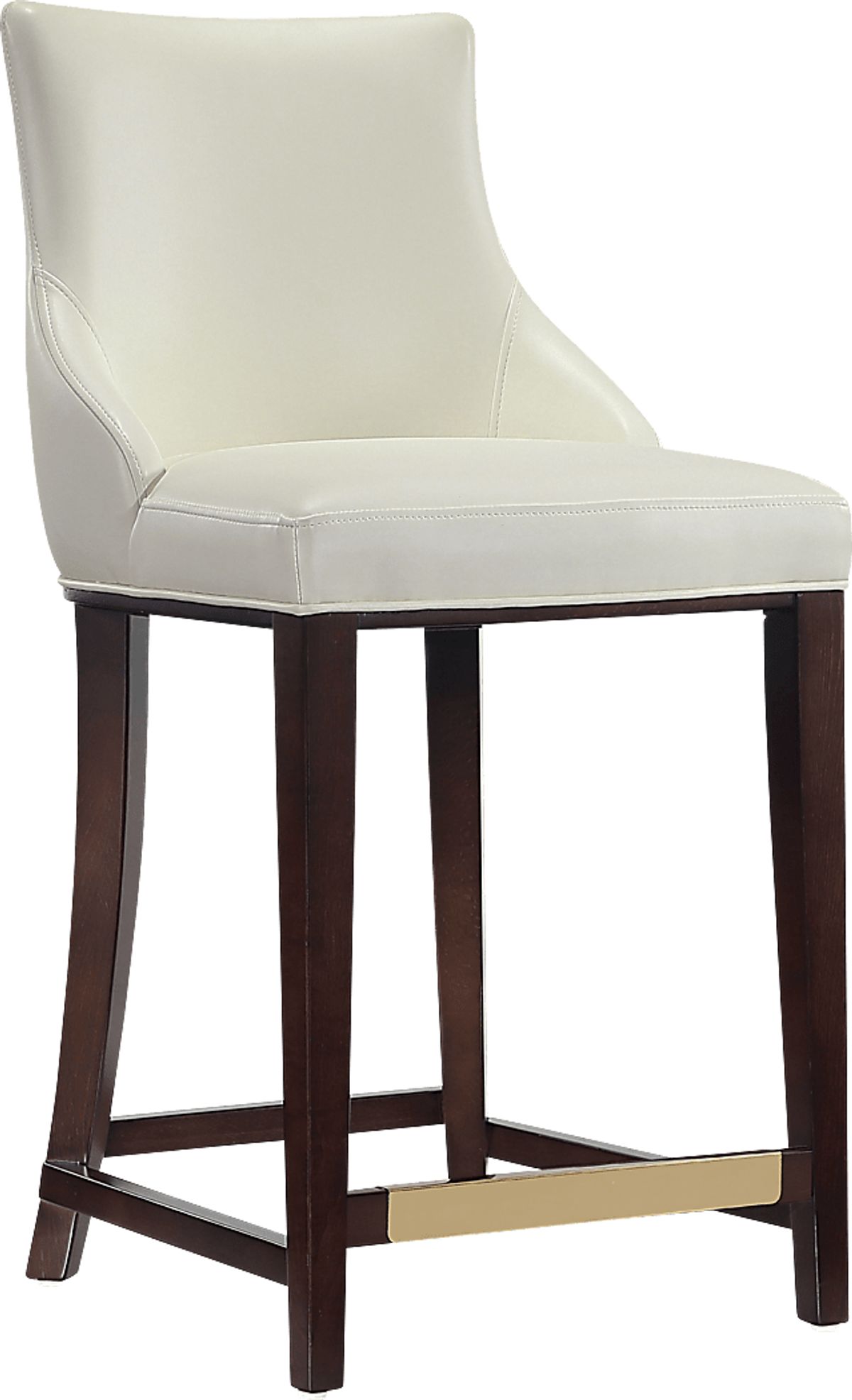 Carderock Ivory Beige Leatherette Counter Stool | Rooms to Go