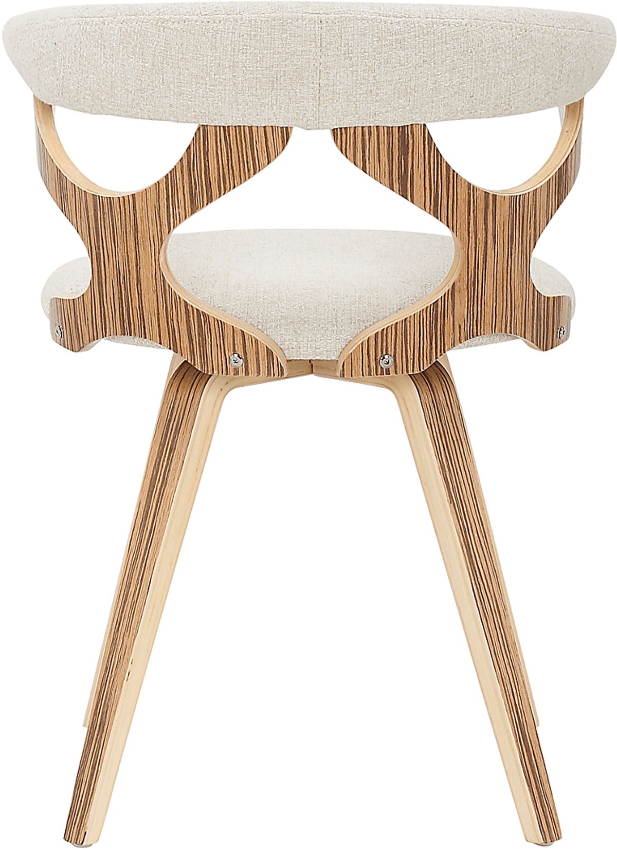 Cardeza Cream Colors,Light Wood,White Side Chair | Rooms to Go