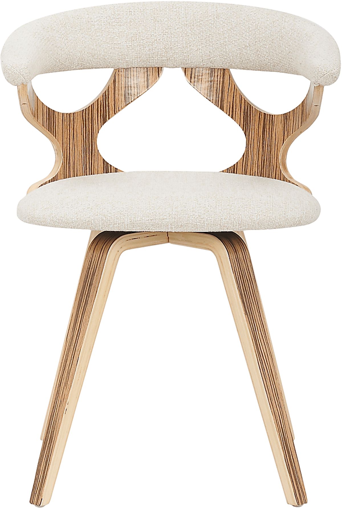 Cardeza Cream Colors,Light Wood,White Side Chair | Rooms to Go