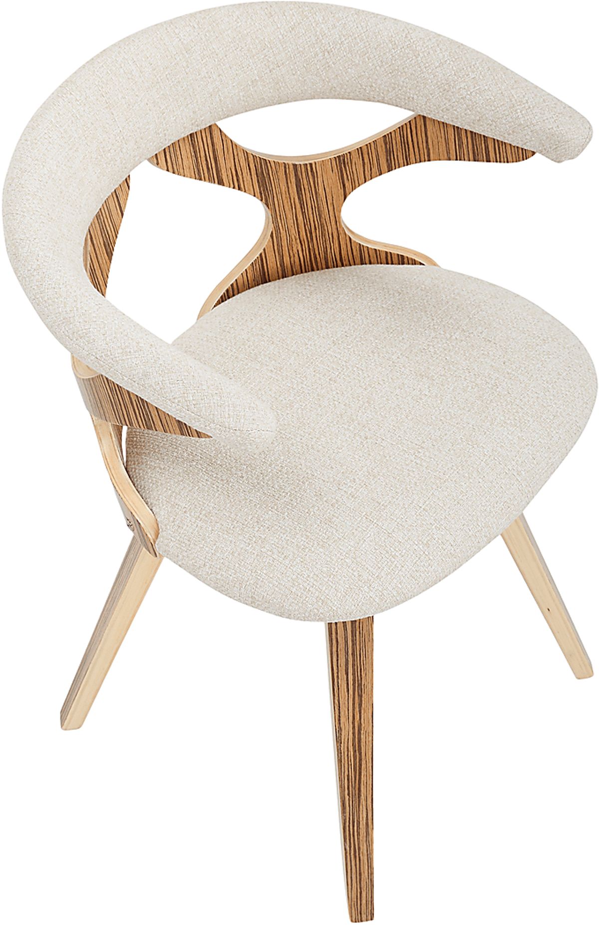 Cardeza Cream Colors,Light Wood,White Side Chair | Rooms to Go