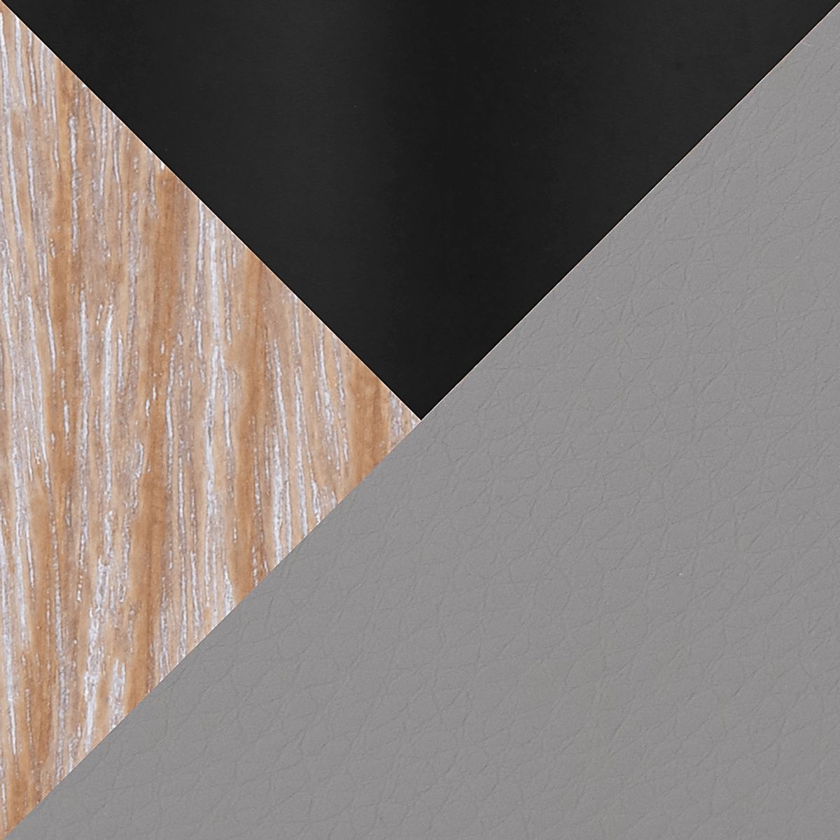 Cardeza IV White Washed Gray Polyurethane Fabric Adjustable,Swivel ...