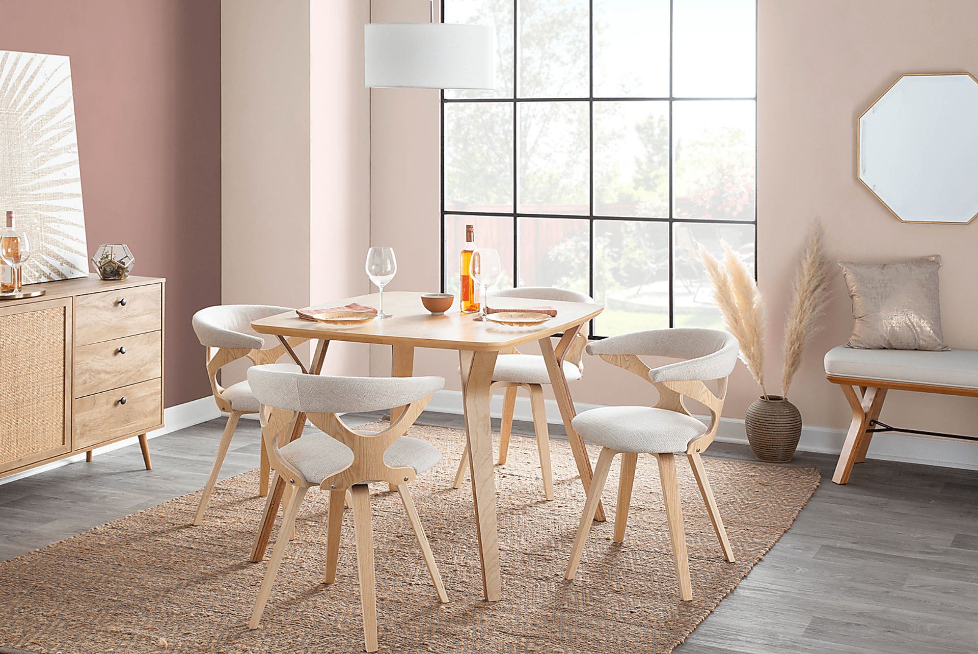 Cardeza Natural Light Wood Side Chair | Rooms to Go