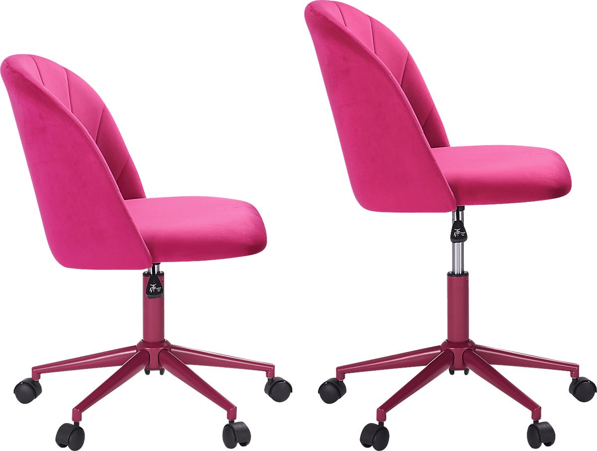 Cardlow Pink Colors Desk Chair | Rooms to Go