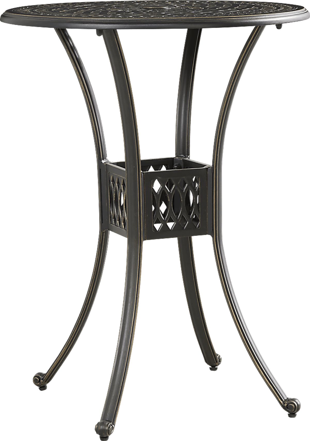 Cindy Crawford Carina 3 Pc Bronze Metal Sky Blue Aluminum Outdoor ...