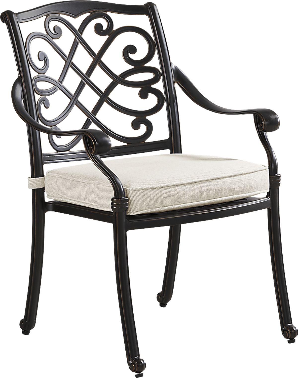 Cindy Crawford Carina 5 Pc Bronze Metal Desert Yellow Aluminum Outdoor ...