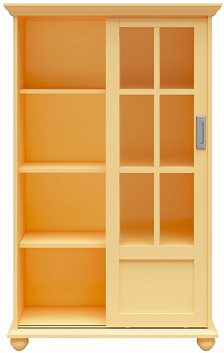 Carleta Yellow Bookcase - Rooms To Go