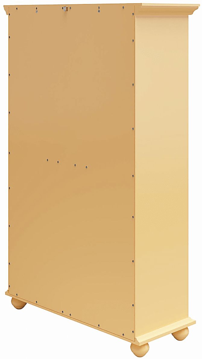 Carleta Yellow Bookcase - Rooms To Go