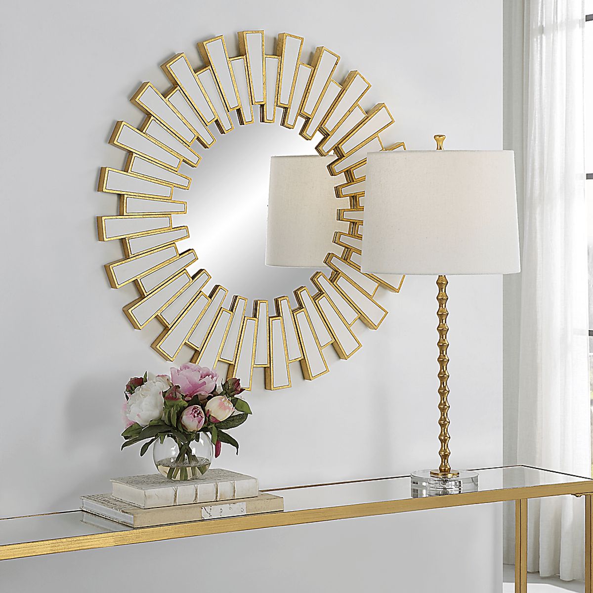 Carlisa Gold Colors,Metal Mirror | Rooms to Go