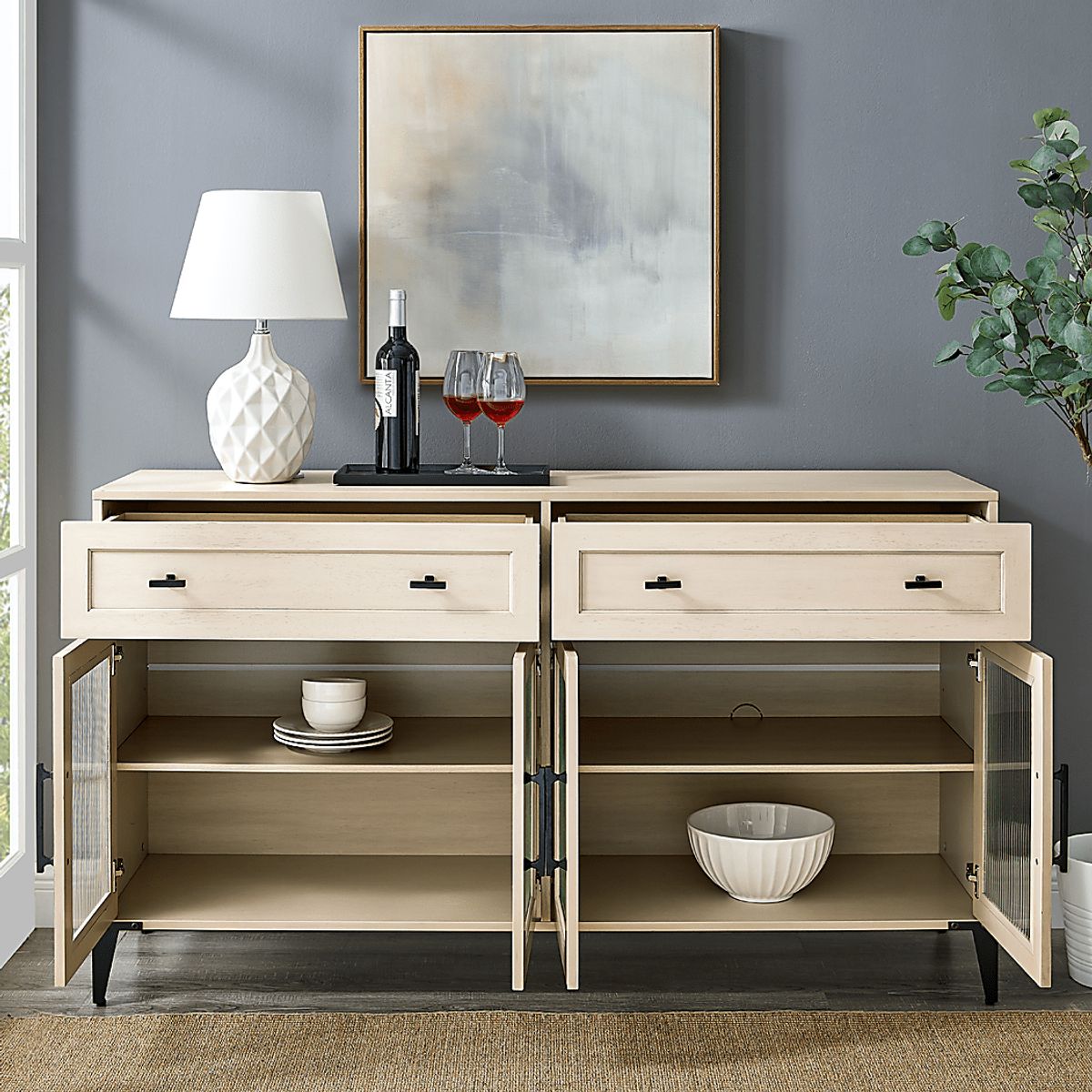 Carnarvon Birch Light Wood Sideboard | Rooms to Go
