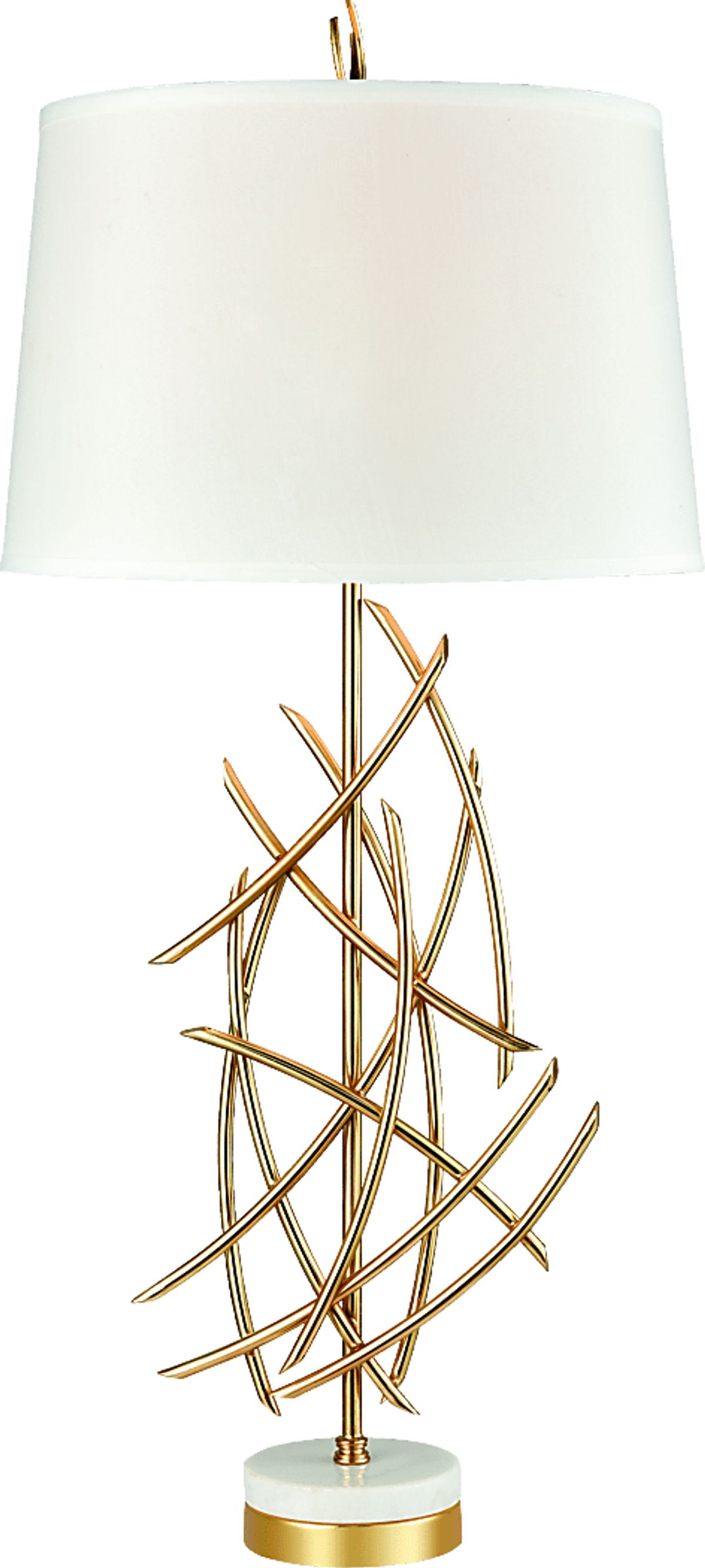 Carol Circle Gold Yellow Table Lamp | Rooms to Go