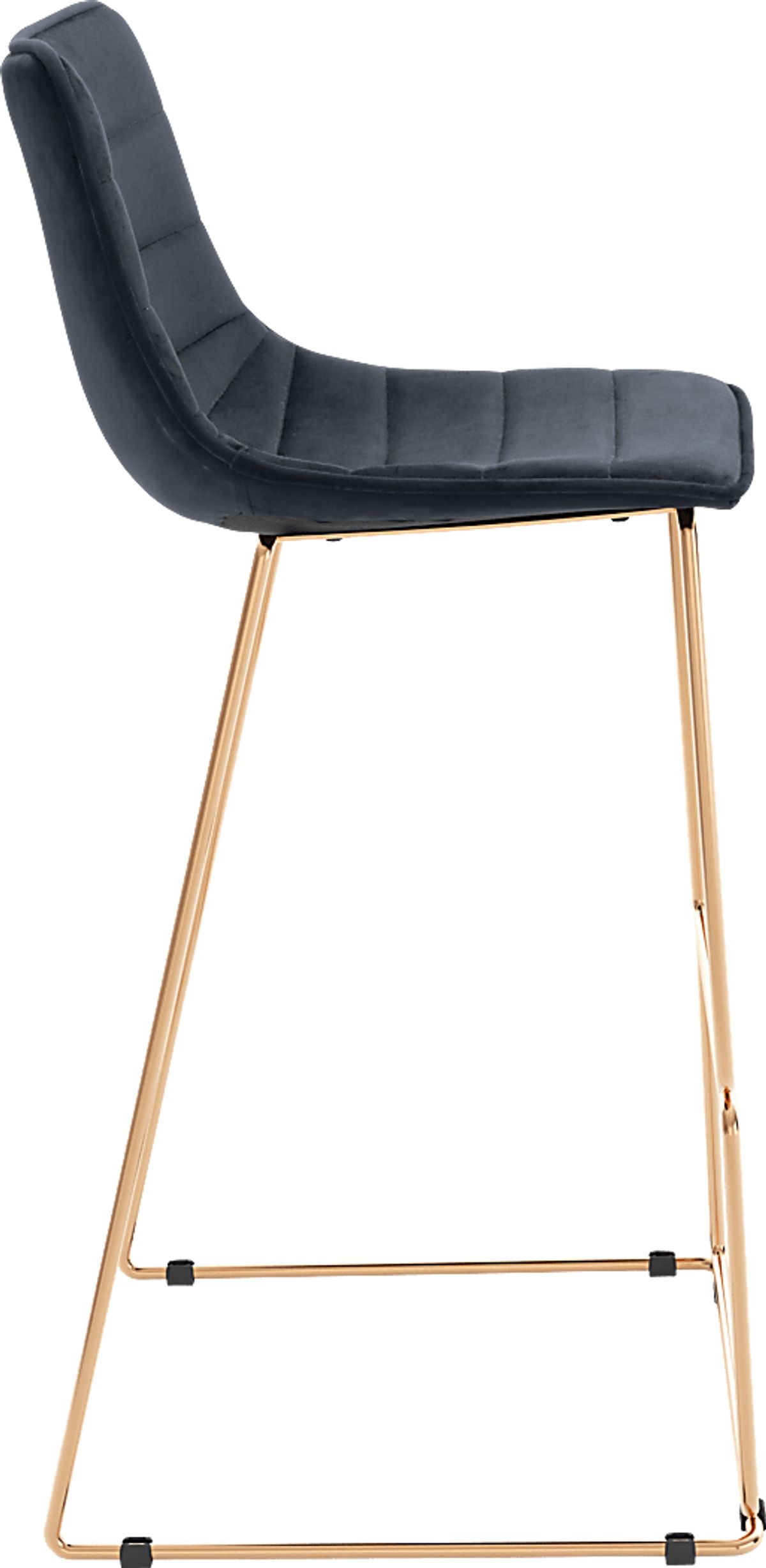 Carramore Gold Colors,Metal Black Polyester Fabric Barstool | Rooms to Go