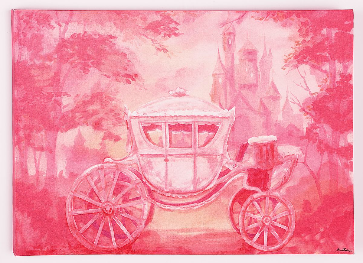 Carriage Pink Wall Art | Rooms to Go