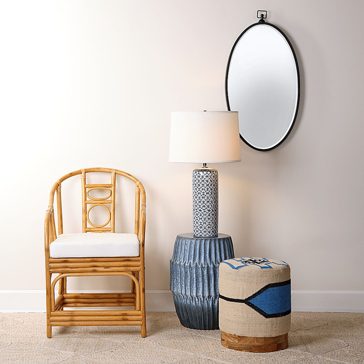 Carta Blue Table Lamp | Rooms to Go