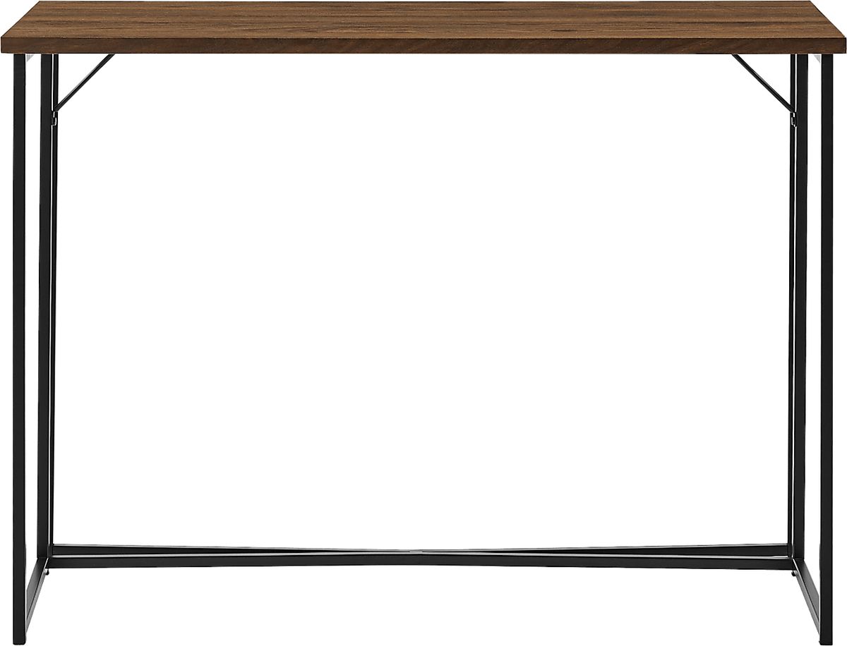 Carwill Walnut Dark Wood Desk | Rooms to Go