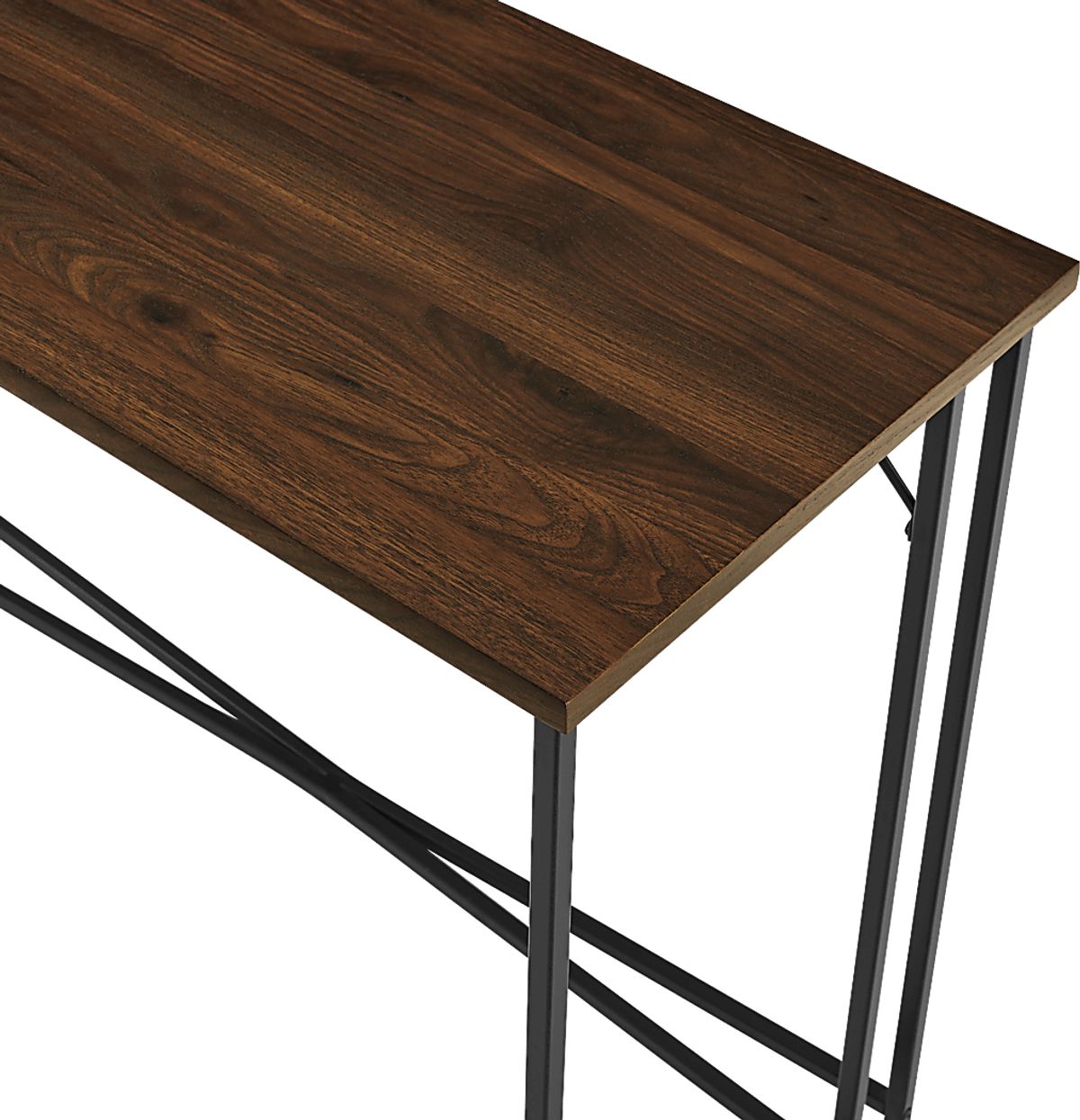 Carwill Walnut Dark Wood Desk | Rooms to Go