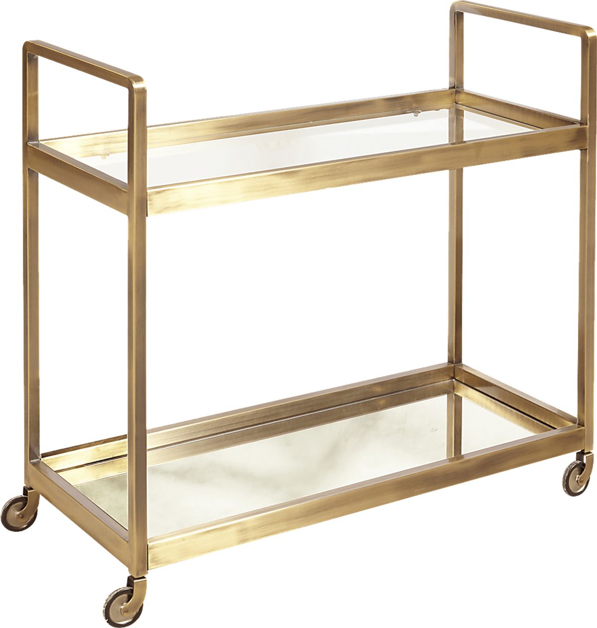 Carywood Gold Colors,Metal Bar Cart | Rooms to Go
