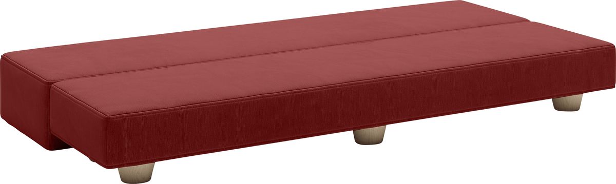 Casila Red Polyester Fabric Twin Bed Bench | Rooms to Go