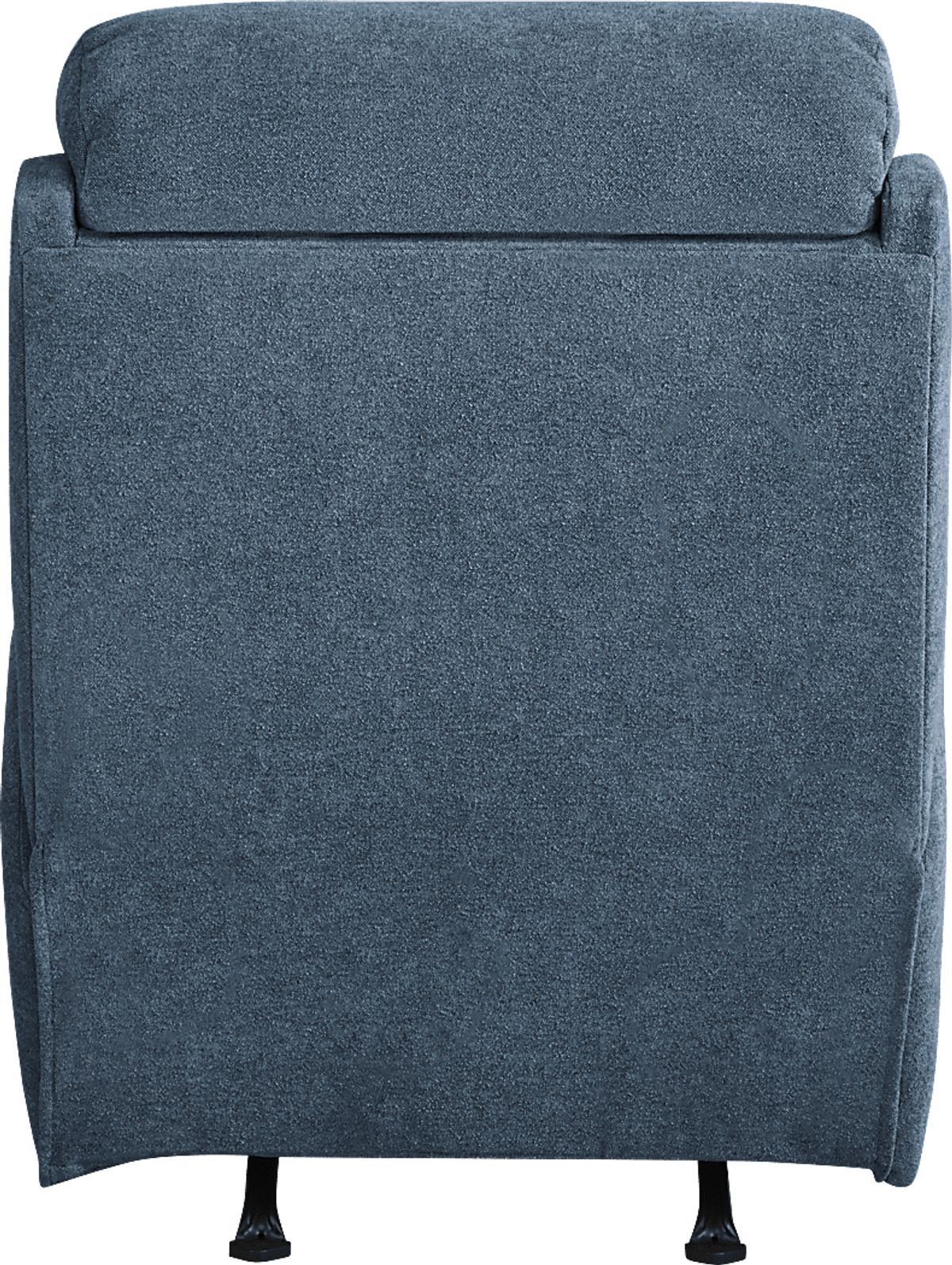 Cason Lane Blue Chenille Fabric Dual Power Recliner | Rooms to Go