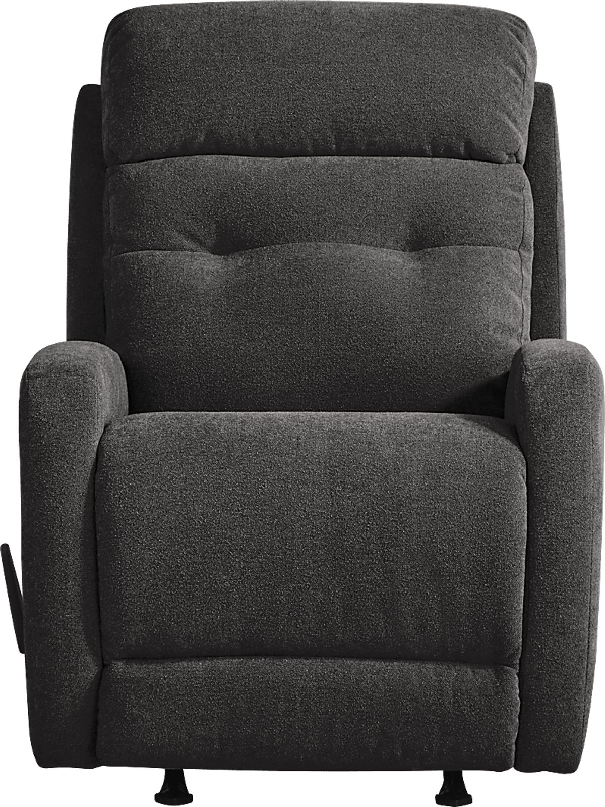 Cason Lane Dark Gray Chenille Fabric Rocker Recliner | Rooms to Go