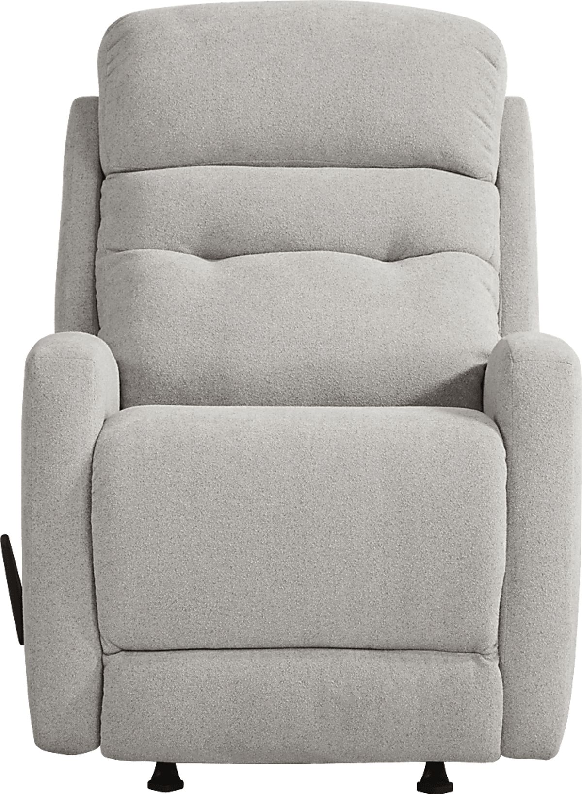 Cason Lane Light Gray Chenille Fabric Rocker Recliner | Rooms to Go