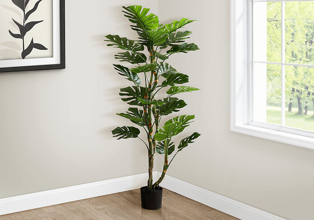 Casron Green Silk Plant | Rooms to Go