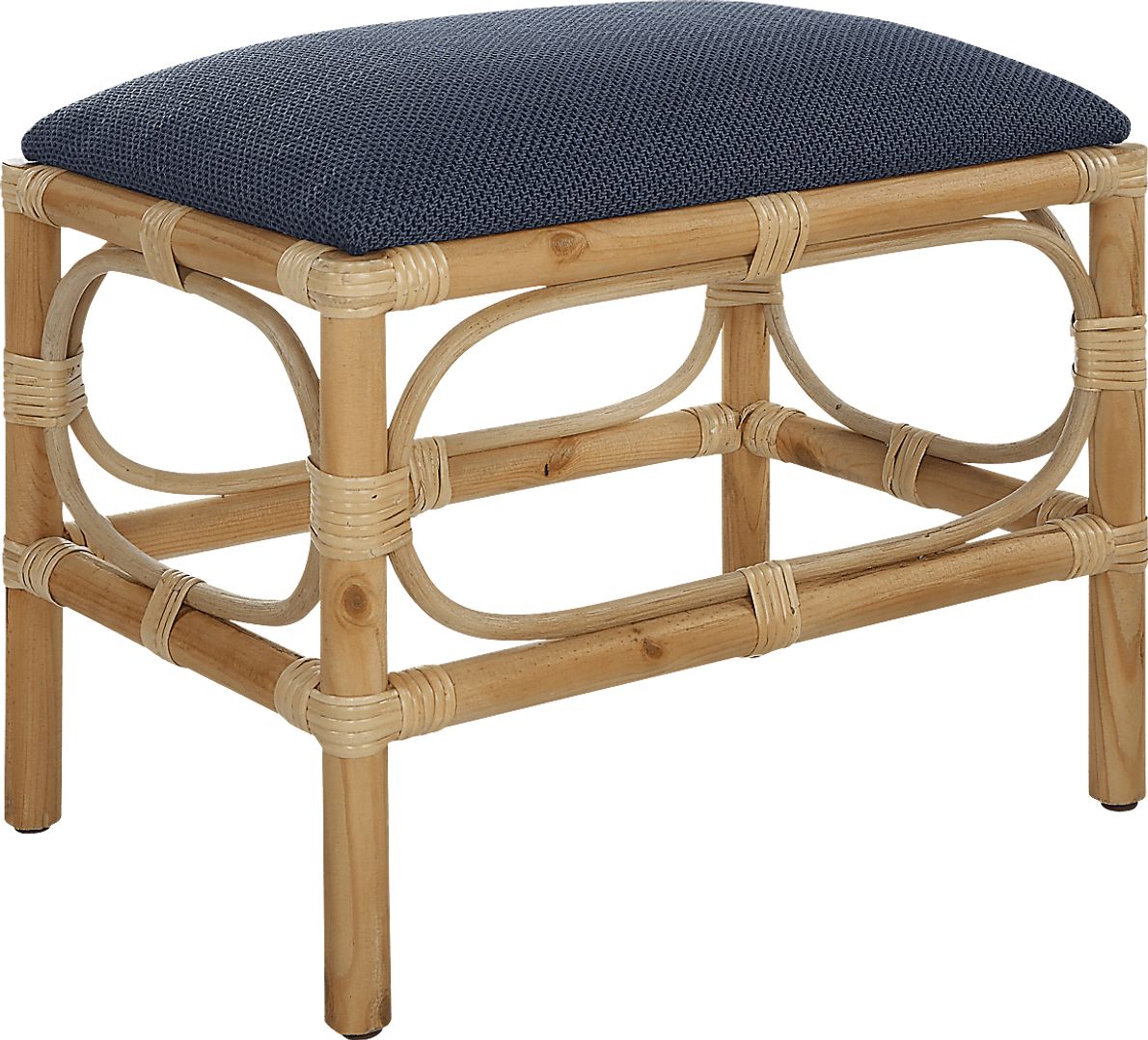 Cassra Navy Blue Bench - Rooms To Go