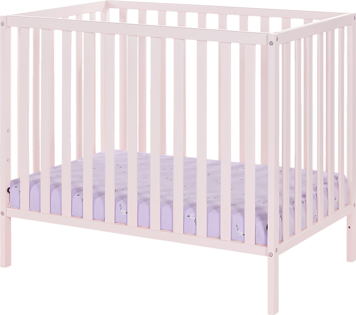 Castellon Pink Colors Crib | Rooms to Go