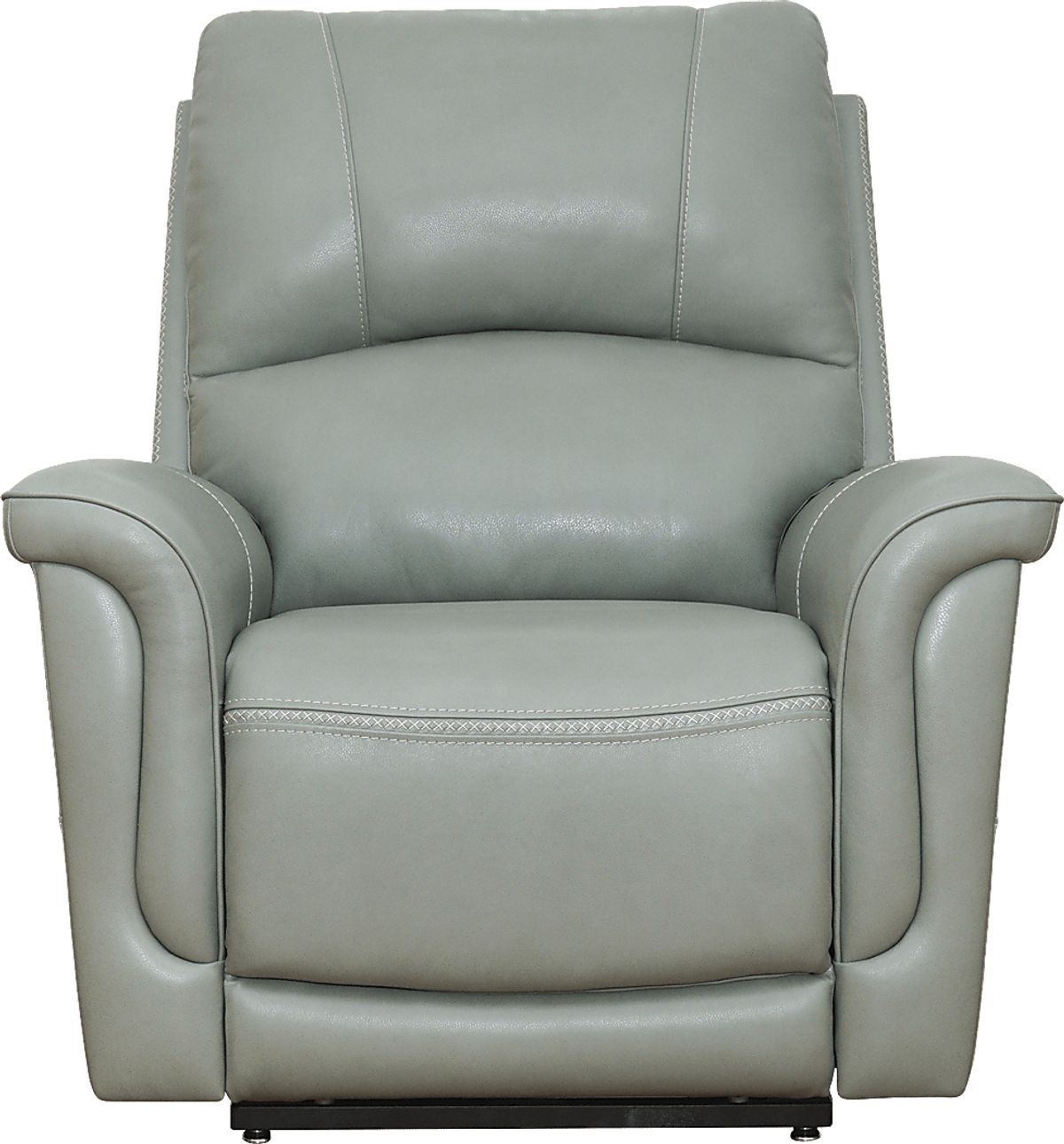Castmore II Green Leather Triple Power Lift Recliner | Rooms to Go