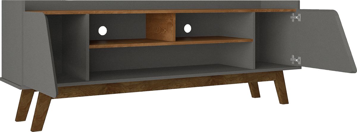 Caughey II Gray 63" Console | Rooms to Go
