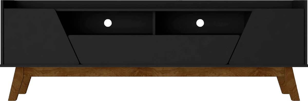 Caughey III Black 71" Console | Rooms to Go