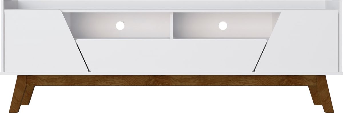 Caughey III White 71" Console | Rooms to Go