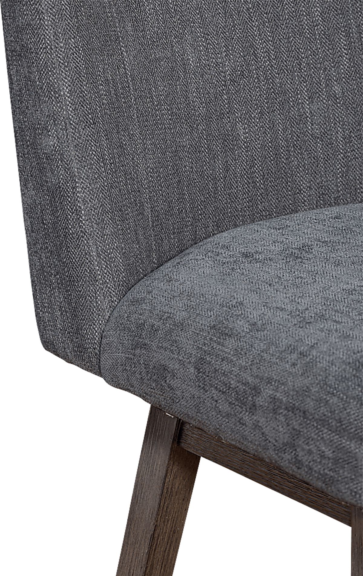 Cauthorn Brown Dark Wood Gray Polyester Fabric Swivel Barstool | Rooms ...
