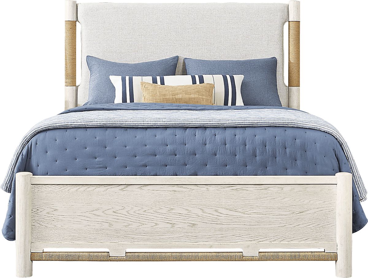Caviar Cove White Colors,White 3 Pc Queen Upholstered Bed | Rooms to Go