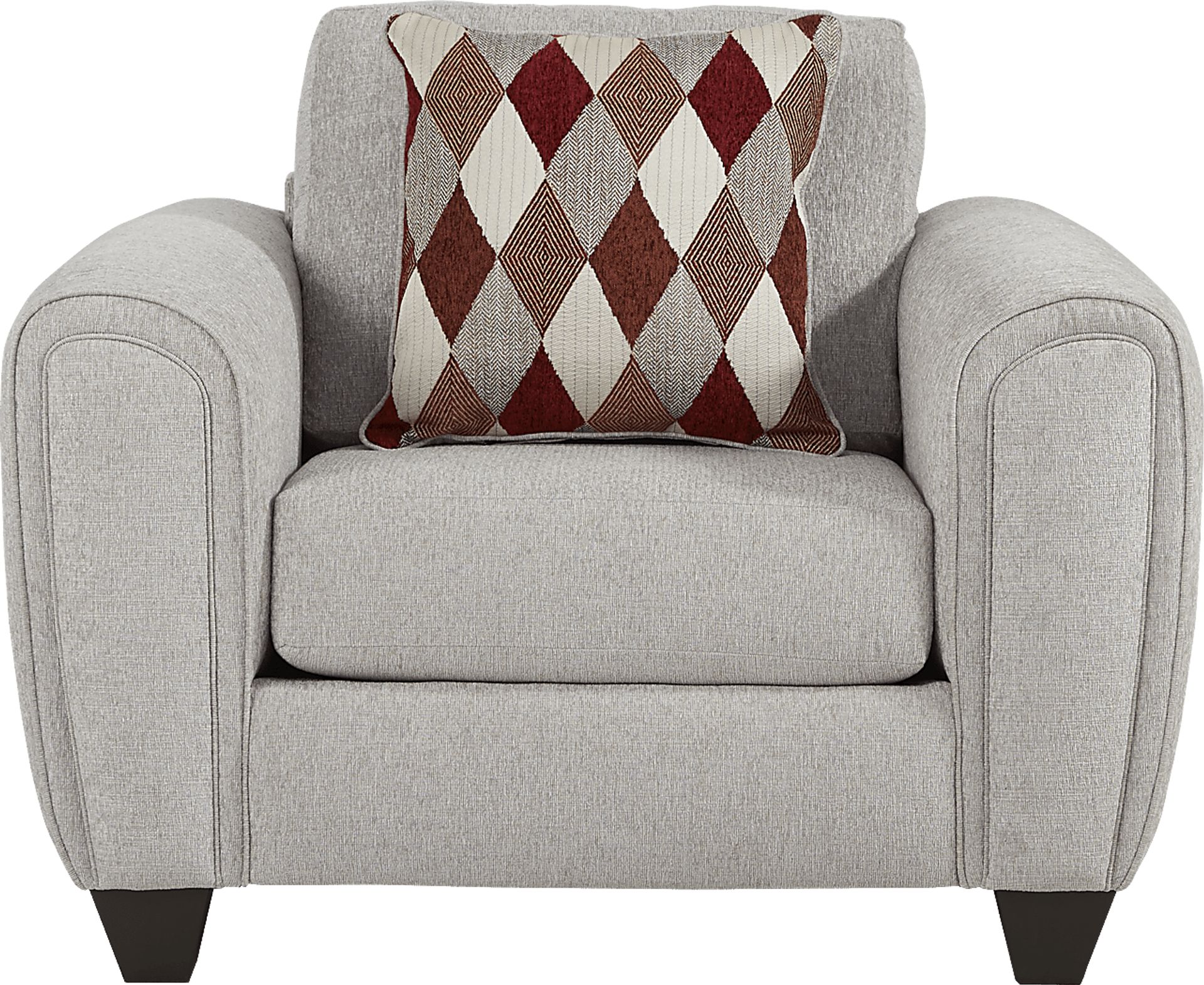 Caylor Falls Dove Gray Polyester Fabric Chair | Rooms to Go