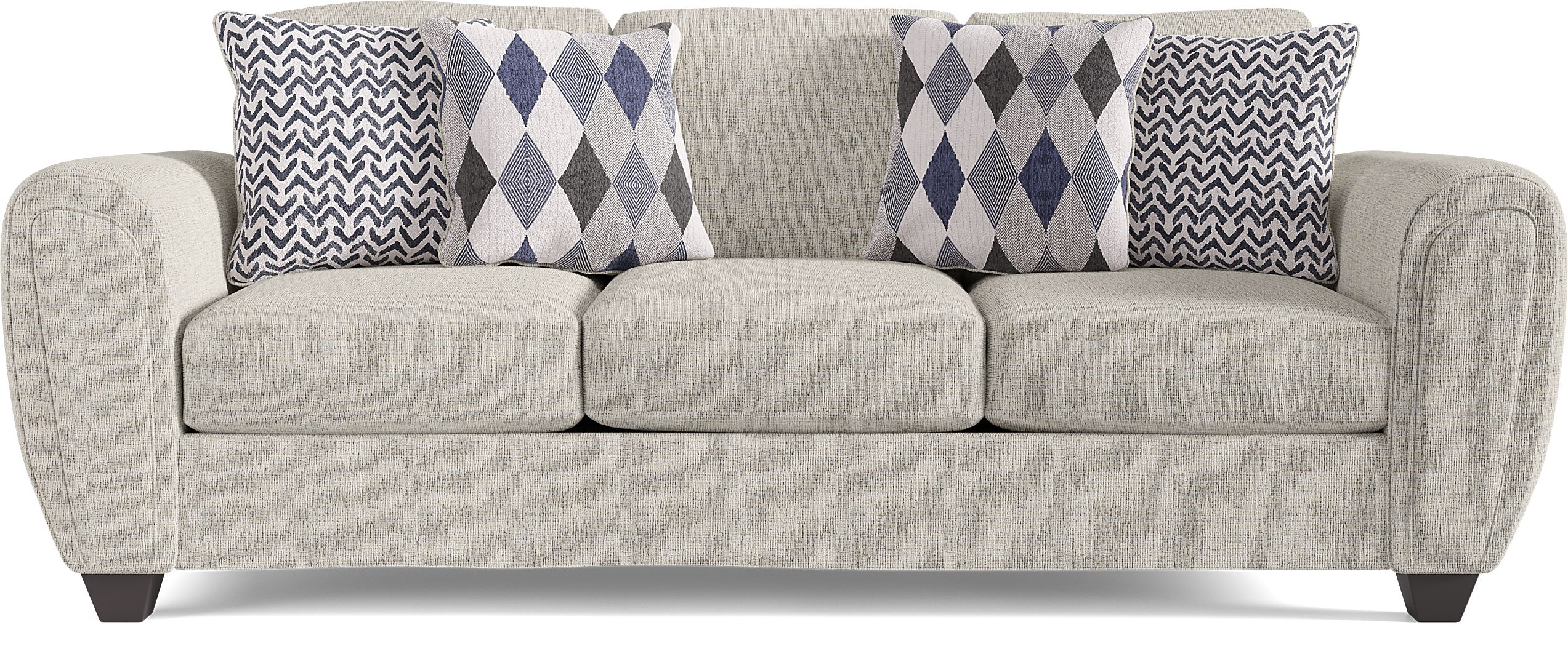 Caylor Falls 8 Pc Ash Beige,Gray Polyester Fabric Living Room Set With ...