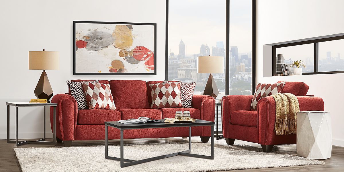 Caylor Falls Ruby 3 Pc Living Room - Rooms To Go