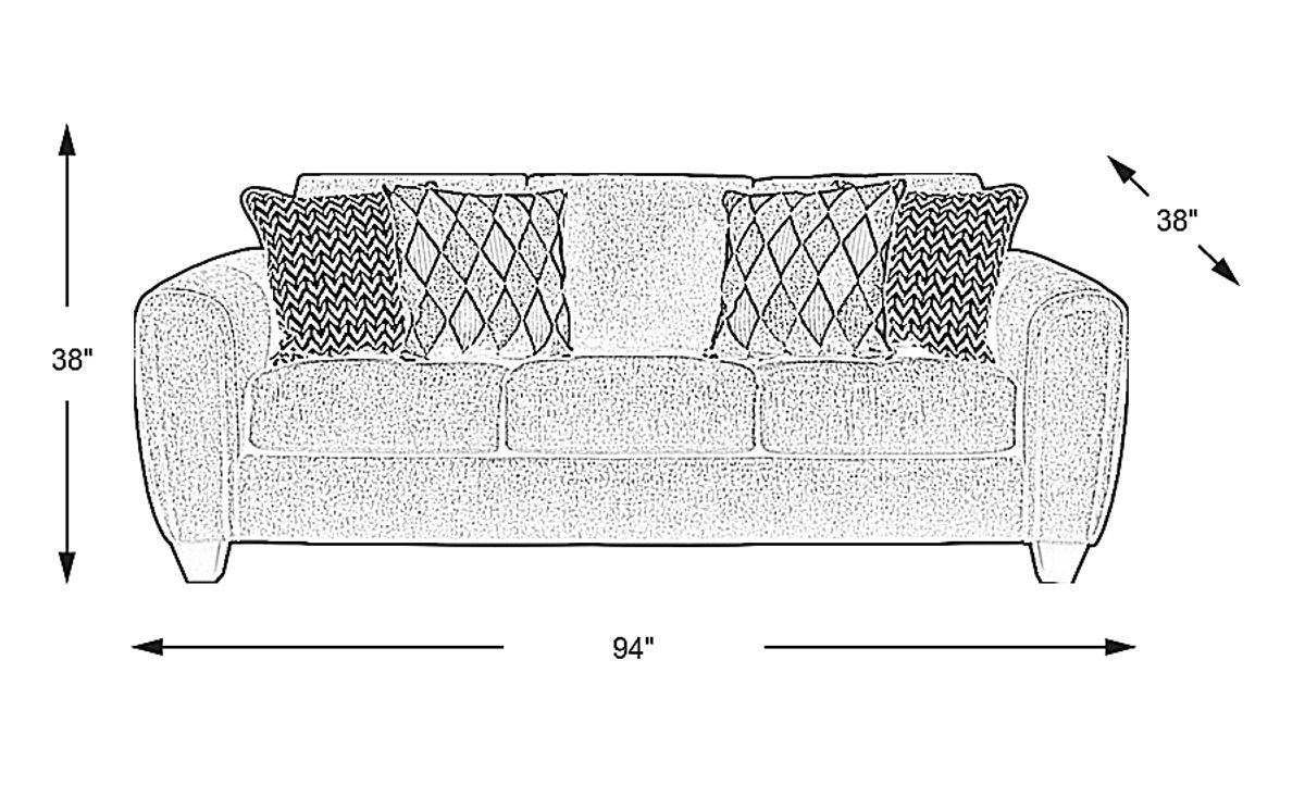 Caylor Falls Ruby Red Polyester Fabric Sleeper Sofa | Rooms to Go
