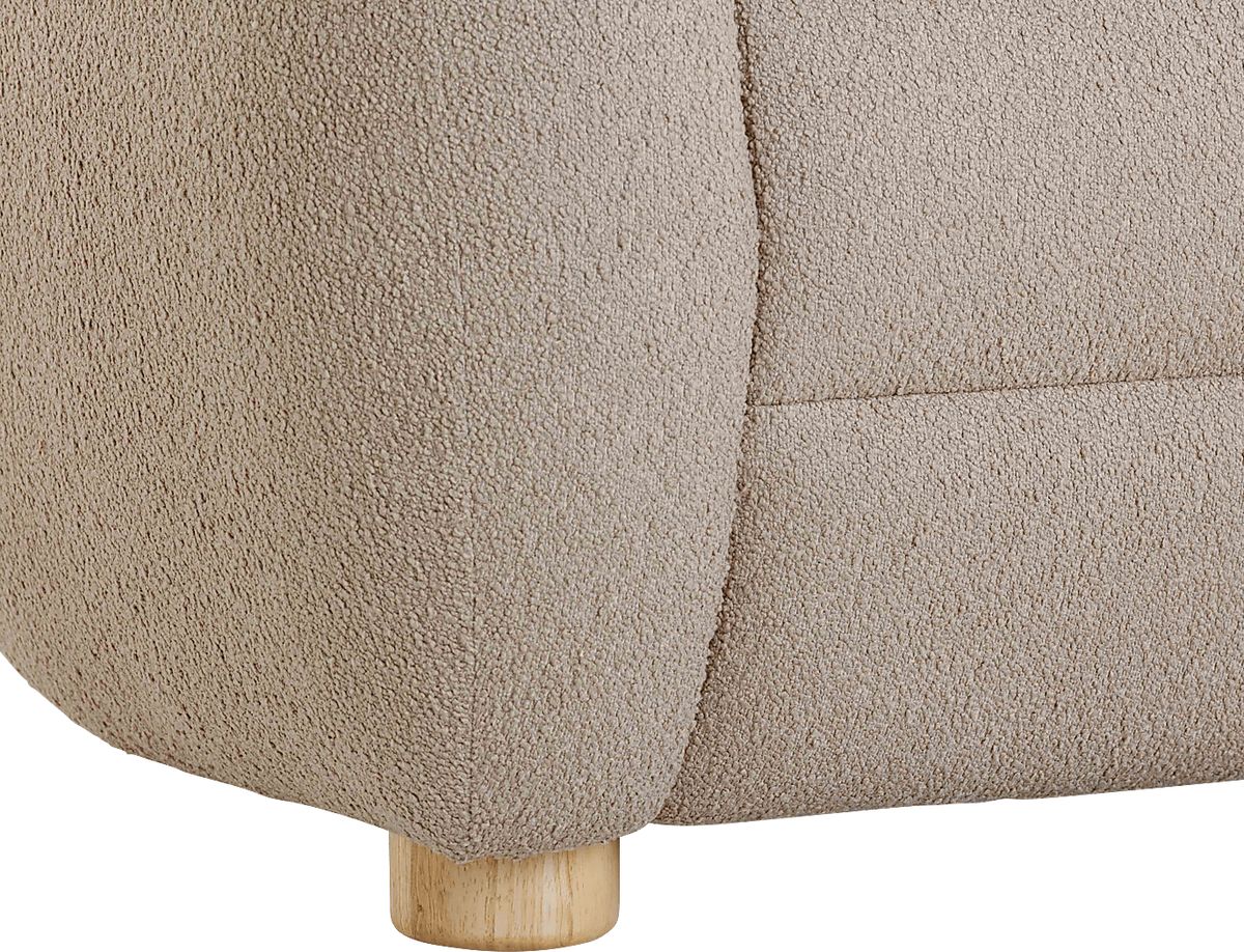 Cazneau Light Brown Polyester Fabric Sofa | Rooms to Go