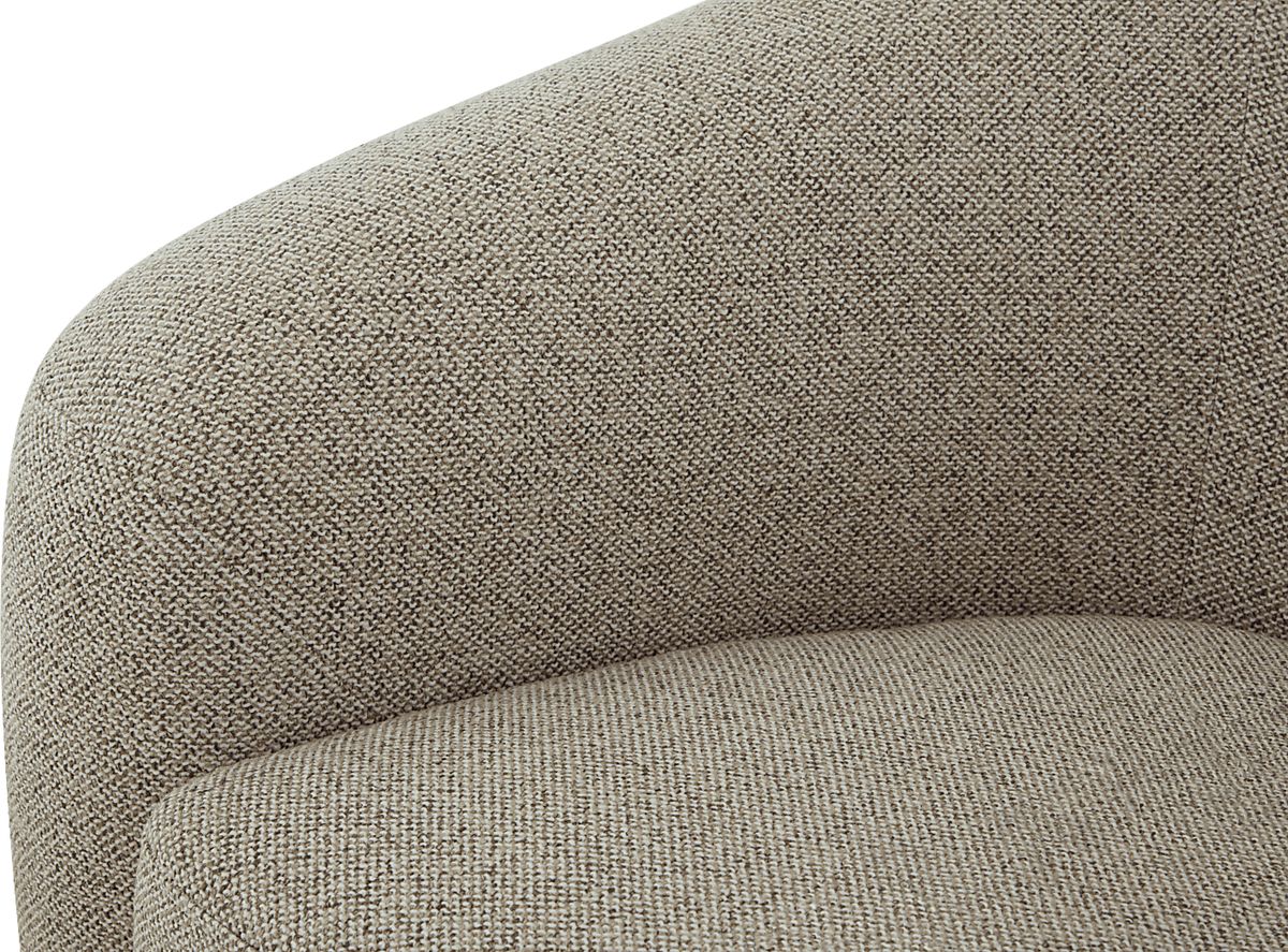 Cecilia Gray Woven Swivel Accent Chair | Rooms to Go