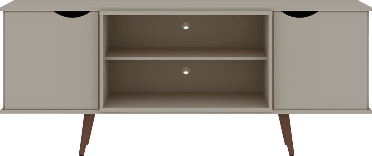 Cedargulf Beige Colors,Light Wood,White 62" Console | Rooms to Go