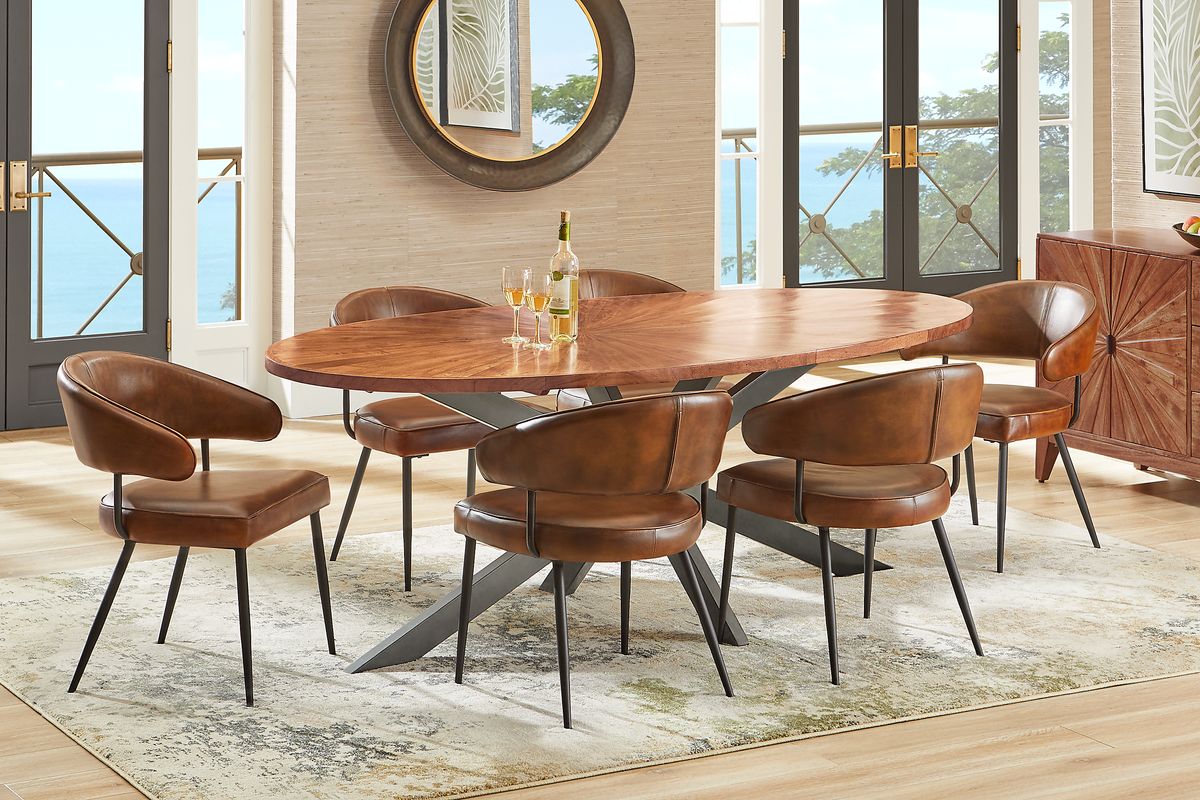 Cedona View 5 Pc Natural Light Wood Brown Dining Room Set With Dining ... Cedona View 5 Pc Natural Light Wood Brown Dining Room Set With Dining ...