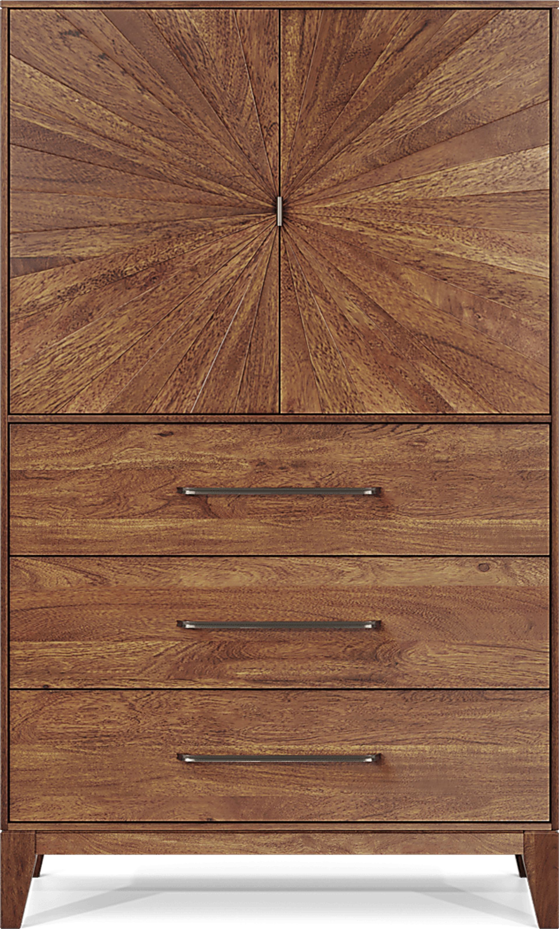 Cedona View Natural Light Wood Chest | Rooms to Go