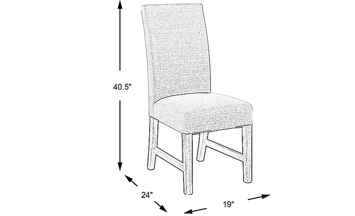 Centura View Gray Side Chair | Rooms to Go
