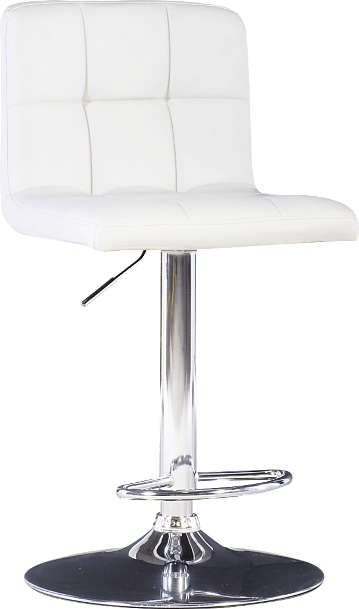 Cercis White Stool | Rooms to Go