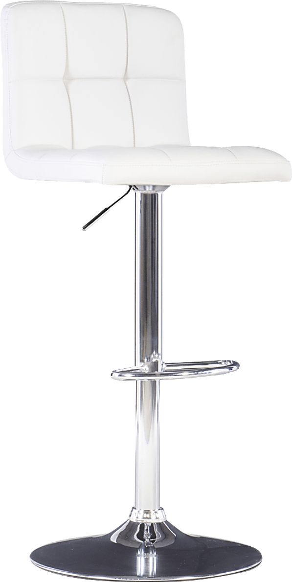 Cercis White Stool - Rooms To Go