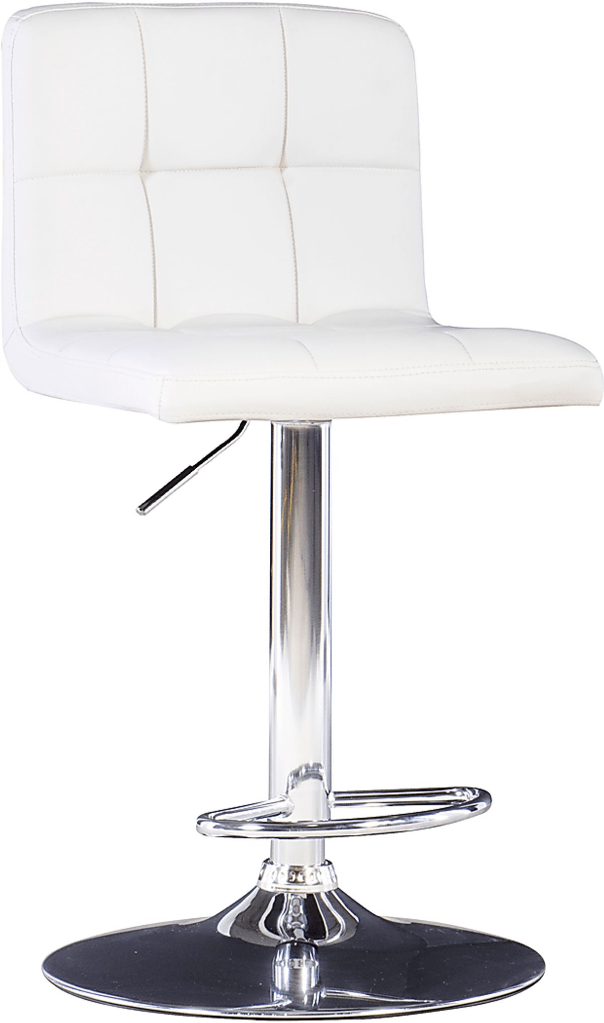 Cercis White Stool | Rooms to Go
