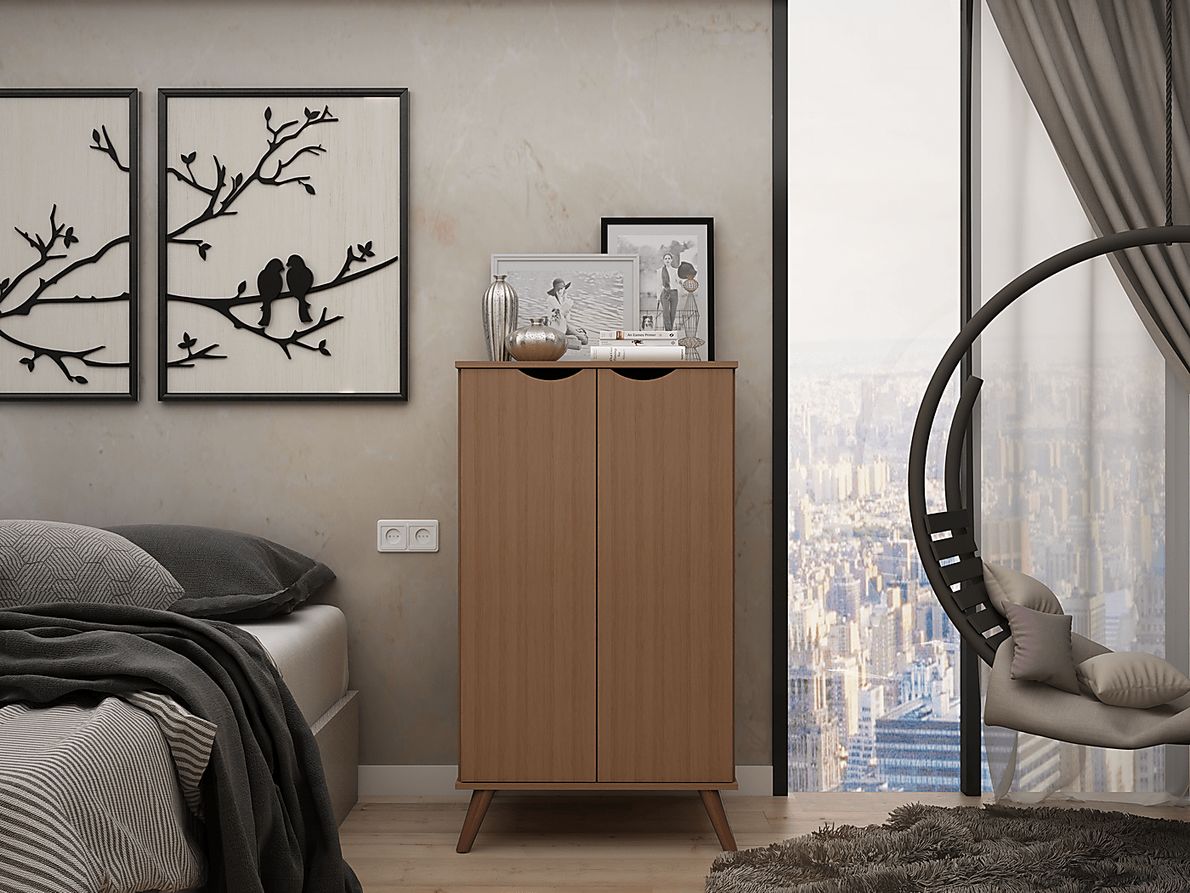 Chadford Red Accent Cabinet - Rooms To Go