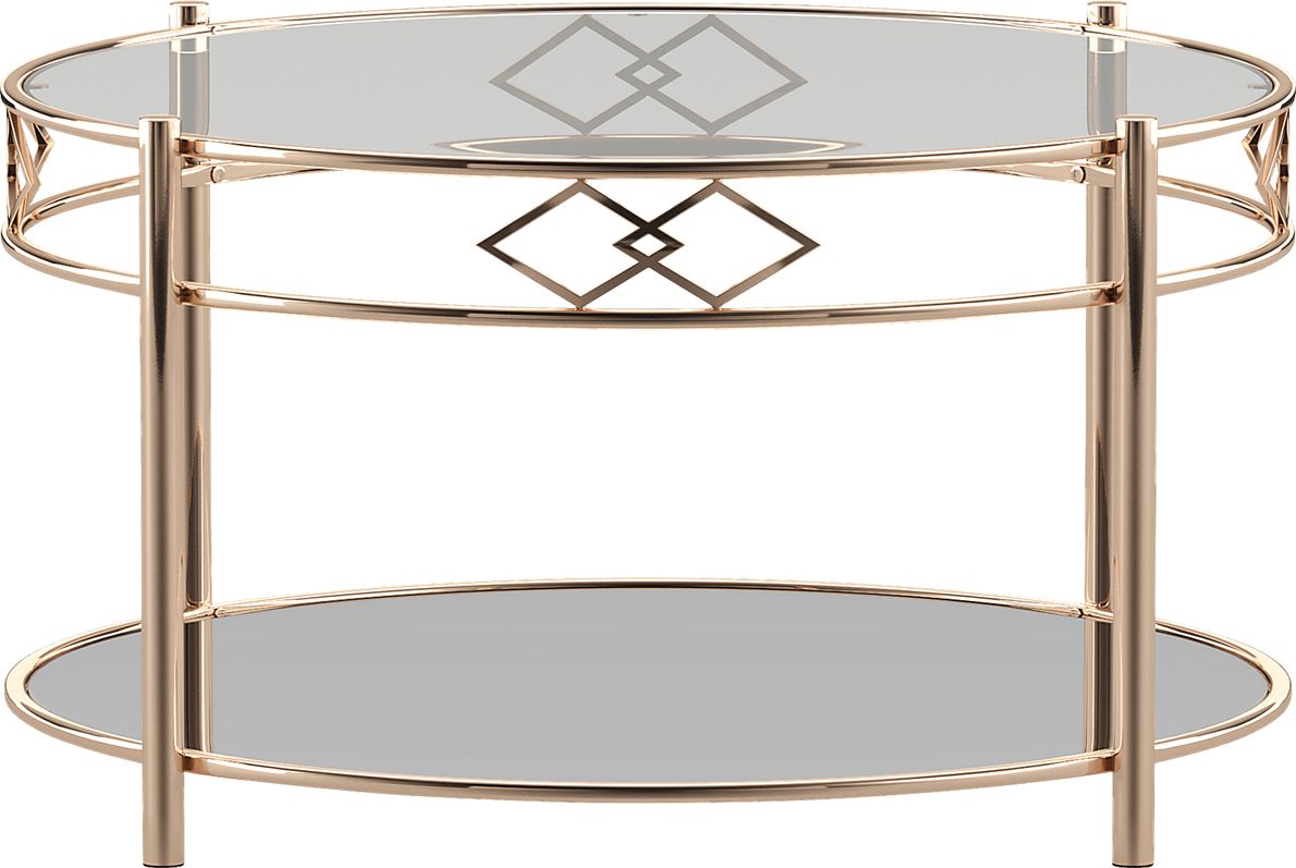 Chancery Rose Gold Cocktail Table - Rooms To Go