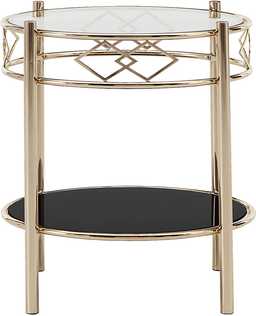 Chancery Rose Gold End Table | Rooms to Go